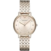 Emporio Armani Watch for Women, Two Hand Movement, 32 mm Silver ...