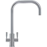 Franke 115.0068.028 Chrome Basel Twin Lever Swivel Spout Mixer Tap for ...