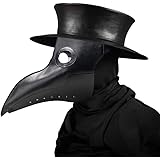 Raxwalker Plague Doctor Mask Halloween Props Costume Steampunk Gothic ...