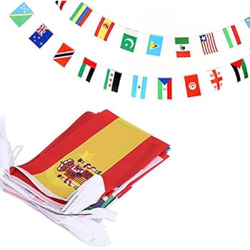 Multi Nation Flag Bunting, Olympic/European Championships, World Wide ...