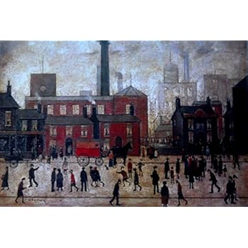 LS Lowry Art Print, Coming Home from the Mill (28 x 35cm Art Prints ...
