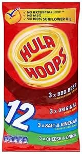 Hula Hoops Classic Crisps 12 Pack (Pack of 5): Amazon.co.uk: Grocery