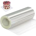 BYKITCHEN Cake Collars, 15cmx10m - 6inch Clear Transparent Acetate Roll ...