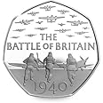 2015 75th Anniversary of the Battle of Britain UK 50p - Out of Royal ...