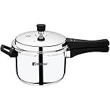 Buy Bergner Pura Stainless Steel Pressure Cooker with Outer Lid, 5.5 ...