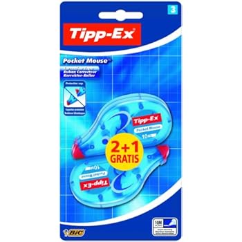 Tipp-Ex Pocket Mouse Correction Tapes - 10 m, Box of 10: Amazon.co.uk ...
