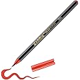 edding 1340 Pinselstift - rot - 1 Stift - flexible Pinselspitze ...