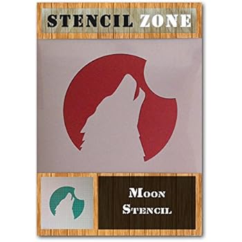 HOWLING WOLF Airbrush, Wall Art , Paint Stencil, Genuine Mylar Re ...