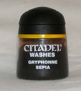 Games Workshop - Gryphonne Sepia Citadel Wash 12Ml: Amazon.co.uk: Toys ...