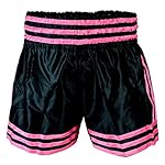 Islero Ladies Pink Muay Thai Shorts Fight MMA Kick Boxing Shorts ...