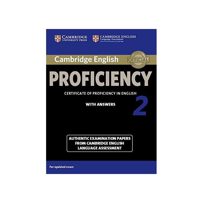 Buy Cambridge English Proficiency 2 Student s Book With Answers Authentic Examination Papers Buy Cambridge English Proficiency 2 Student s Book With Answers Authentic Examination Papers