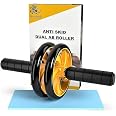 PRO365 Dual Ab Roller for Core & Ab Workouts Home Gym Abdominal ...