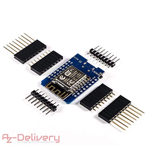 AZDelivery ⭐⭐⭐⭐⭐ D1 mini con NodeMCU ESP8266-12E, 100% compatibile con ...