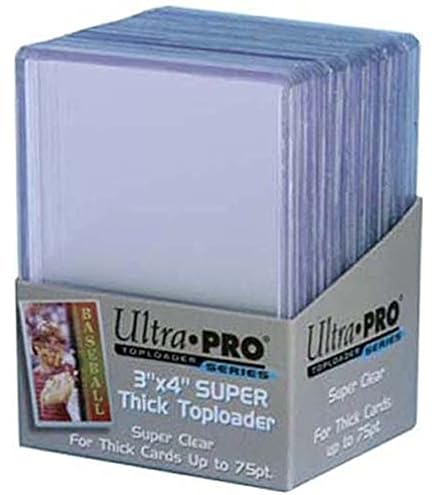 Ultra Pro Top Loaders Ultra Pro 25-Pack Thick Toploaders For Trading ...