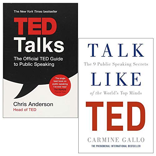 Ted Talks and Talk Like TED 2 Books Collection set (TED Talks: The ...