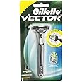 Buy Gillette Vector Plus Manual Shaving Razor Blades (Cartridge) - 6s ...
