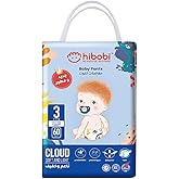 hibobi Baby Diapers, Ultra-thin Soft Absorbent Diapers Size 1, 66 ...