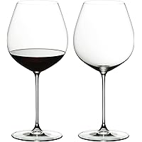RIEDEL Veritas Pinot Noir Wine Glasses, 2 Count (Pack of 1), Clear : Amazon.co.uk: Home & Kitchen
