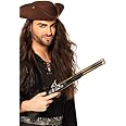 Pirate Style Fancy Dress Long Plastic Prop Pistol Gun 56cm : Amazon.co.uk: Toys & Games