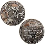 Lucky Coin Sentimental Good Luck Coins Engraved Message Keepsake Gift ...