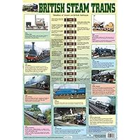 STEAM TRAINS TIMELINE Poster/Wall Chart - 60cm x 40cm … : Amazon.co.uk ...