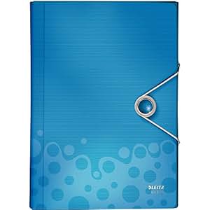 Leitz Projektmappe Bebop A4, Pp,Blau,Mit 6 Fächern: Amazon.de ...
