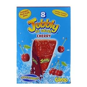 Calypso Jubbly Ice Lollies Cherry 8 Pack 496g: Amazon.co.uk: Grocery