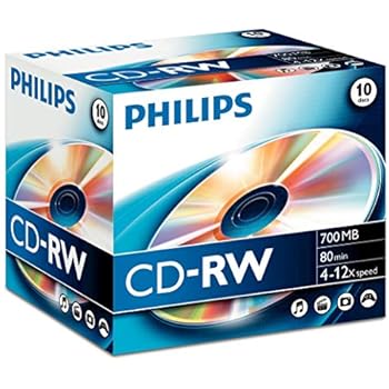 TDK CD-RW Audio Rohlinge 80Min 700MB 10er Pack Jewel: Amazon.de: Computer & Zubehör