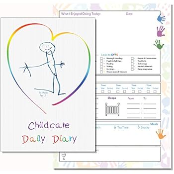 Childcare Daily Diary, EYFS Links, Daily Log Record Diary, Childminders ...