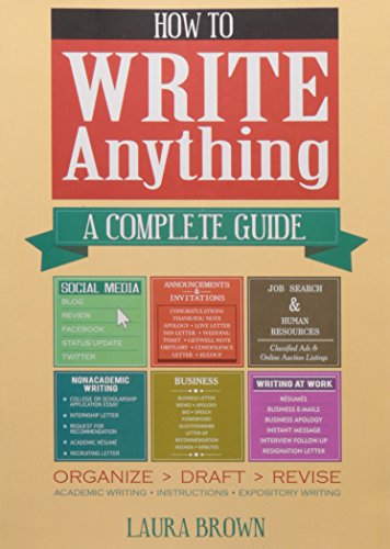 Buy How to Write Anything: A Complete Guide Book Online at Low Prices ...
