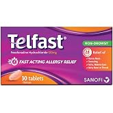 Telfast® 120mg | 15 Tablets | Fast Acting Allergy Relief | Non-Drowsy ...