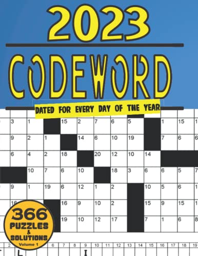 2023 Codeword Puzzle Book: 2023 Codeword A Day With 366 Codeword ...