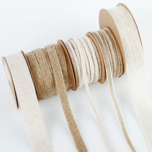 RUSPEPA Ivory Hemp Rope Ribbon - Plastic Free Shopper