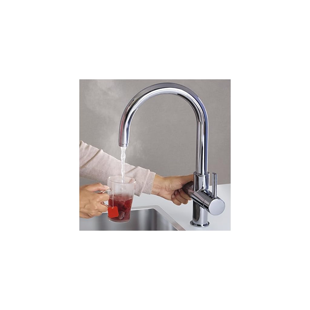 GROHE 30058000 | Red Duo Kitchen Tap and single-boiler (3 liters ...