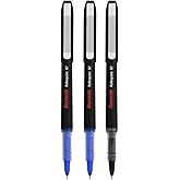 Reynolds ROLLER POINT Pen R7 Pack of 2 – 1 Blue + 1 Black (Pouch ...