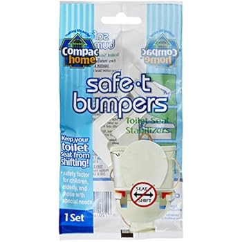 Safe-T-Bumpers Toilet Seat Stabilizers: Amazon.co.uk: Kitchen & Home