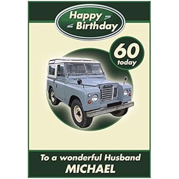 LAND ROVER DEFENDER "OFF ROADING" BIRTHDAY CARD by ALEX CLARK: Amazon ...