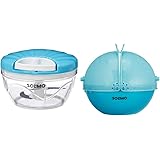 Buy Amazon Brand - Solimo Plastic 500 ml Large Vegetable Chopper with 3 ...