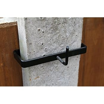 6 x Concrete Post Clips: Amazon.co.uk: Garden & Outdoors