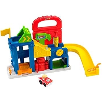 Fisher-Price Little People Racin' Ramps Garage: Amazon.co.uk: Toys & Games
