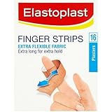 Elastoplast Extra Flexible Finger Strip Plaster (16 Plasters), Flexible ...