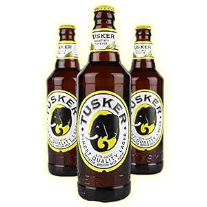 TUSKER Lager 500ml Bottle: Amazon.co.uk: Grocery