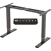 FLEXISPOT Dual Motors，Sit Height Electric Adjustable Standing Desk with ...