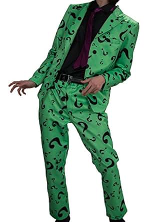 Men Cosplay Costume Question Mark Suit With Shirt Tie for Adult ...