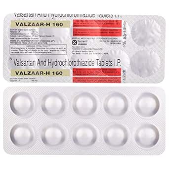 Valzaar H 160 - Strip of 10 Tablets : Amazon.in: Health & Personal Care