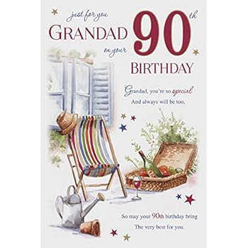 Dad 90th Birthday, Birthday Card: Amazon.co.uk: Kitchen & Home