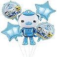 5 PCS Octo_naut Balloons Birthday Party Supplies for Kids Theme Party ...