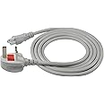 UK Cloverleaf 3 Pin Power Cable For Laptop chargers 2M, Mains Power ...