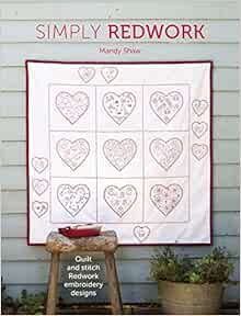 Simply Redwork: Quilt and stitch redwork embroidery designs: Amazon.co ...