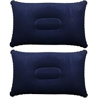 TRIXES Inflatable Pillows x2 – Multipack of Blue Inflatable Pillows ...